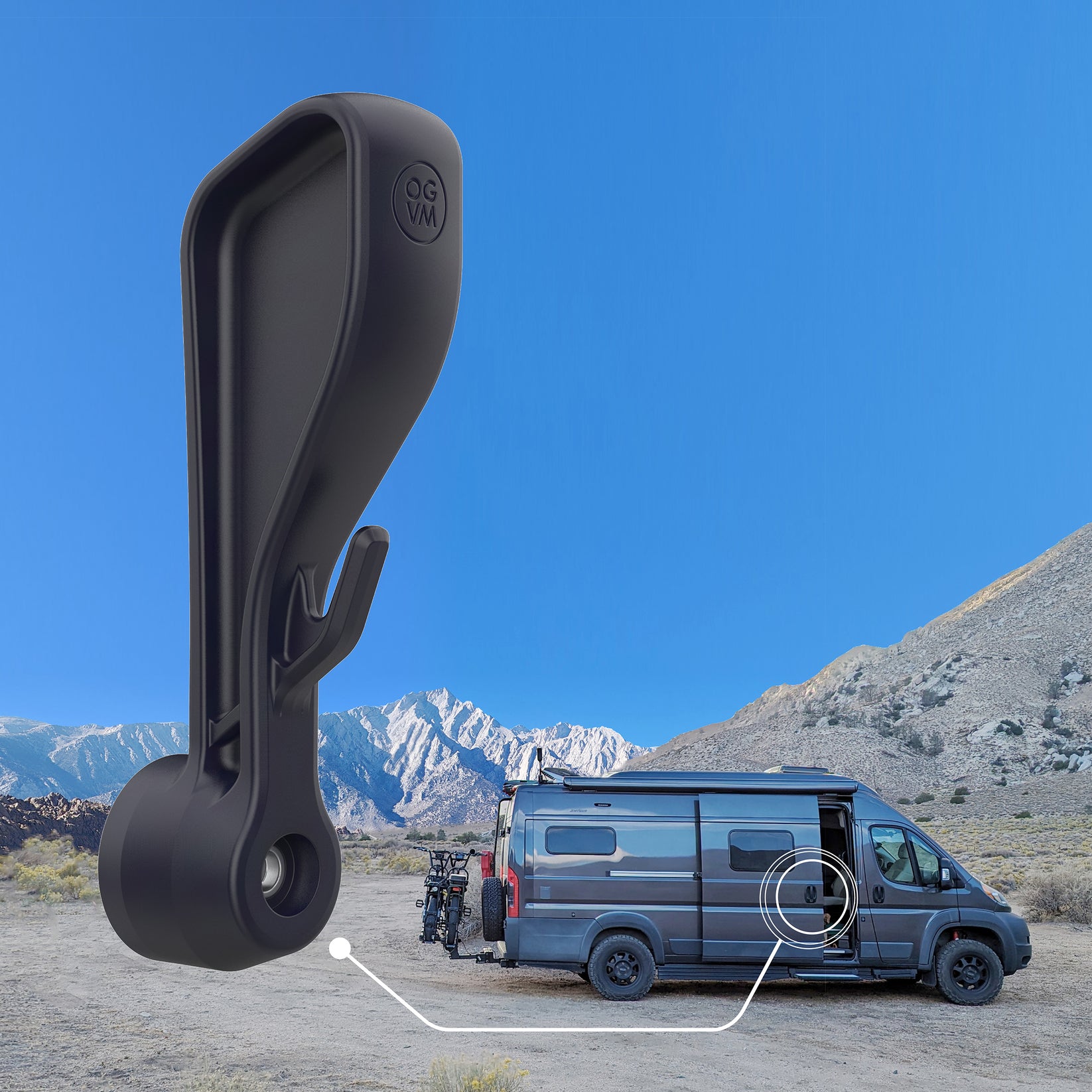 Ram ProMaster Sliding Door Handle Upgrade (2014-2026) – OpenGlass Van Mods