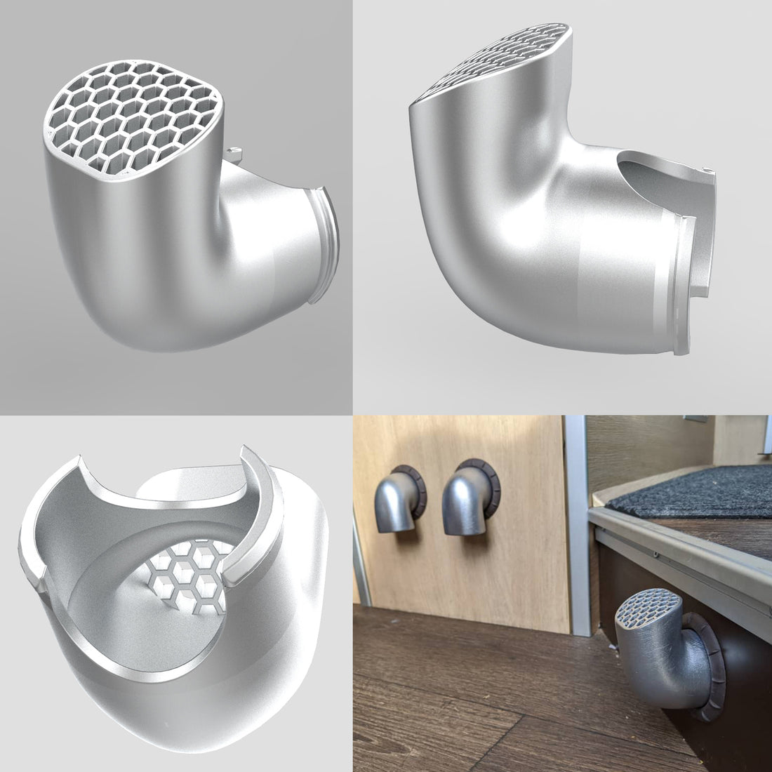 Truma Vent Heater Swivel Elbow – OpenGlass Van Mods